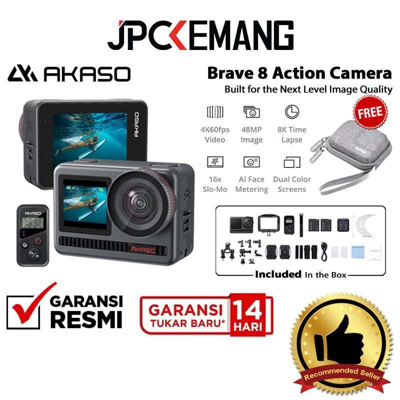 Promo Jpc Kemang Akaso Brave 8 New Version 4k Action Cam Akaso Brave8 ...