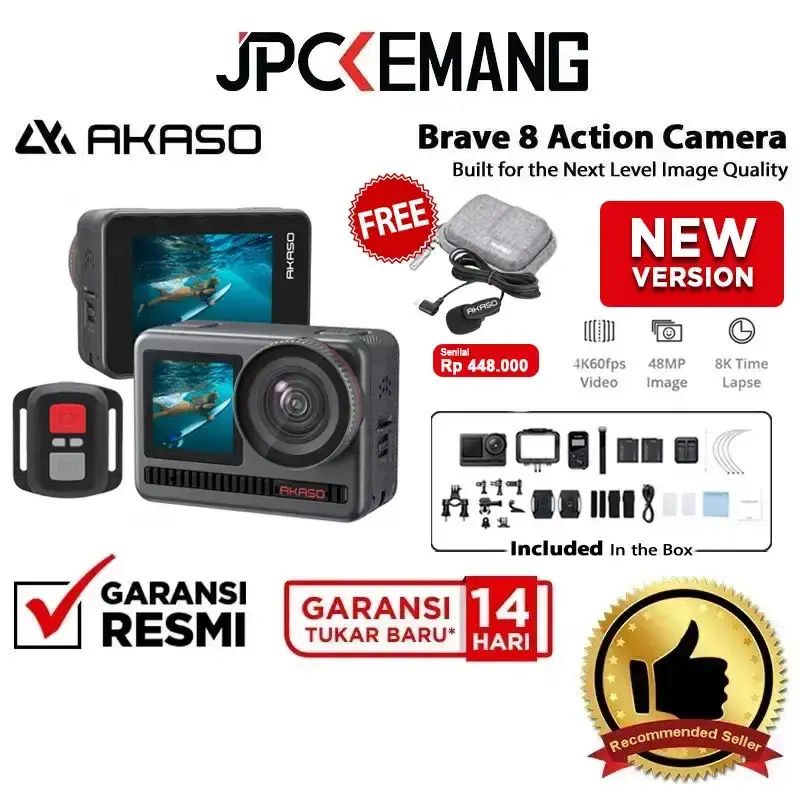 Promo Jpc Kemang Akaso Brave 8 New Version 4k Action Cam Akaso Brave8 ...