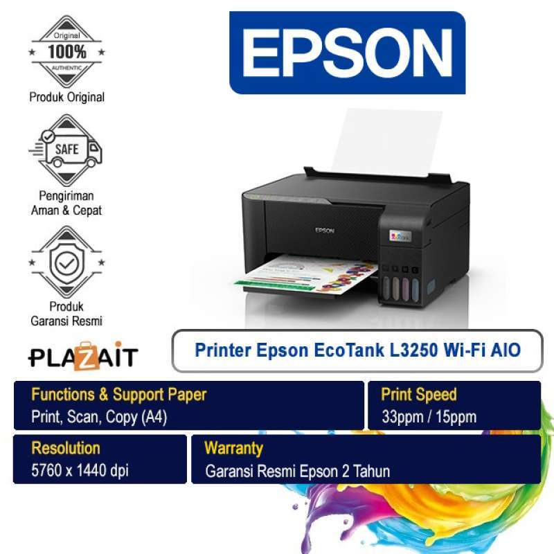 Jual Printer Epson Ecotank L3250 Wi-fi All-in-one Di Seller Pt ...