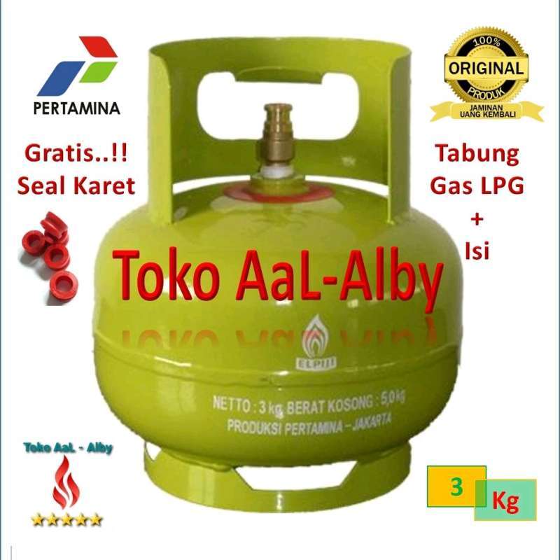 Jual Tabung Gas 3 Kg Lpg/elpiji Di Seller Toko Aal-alby - Bakti Jaya ...