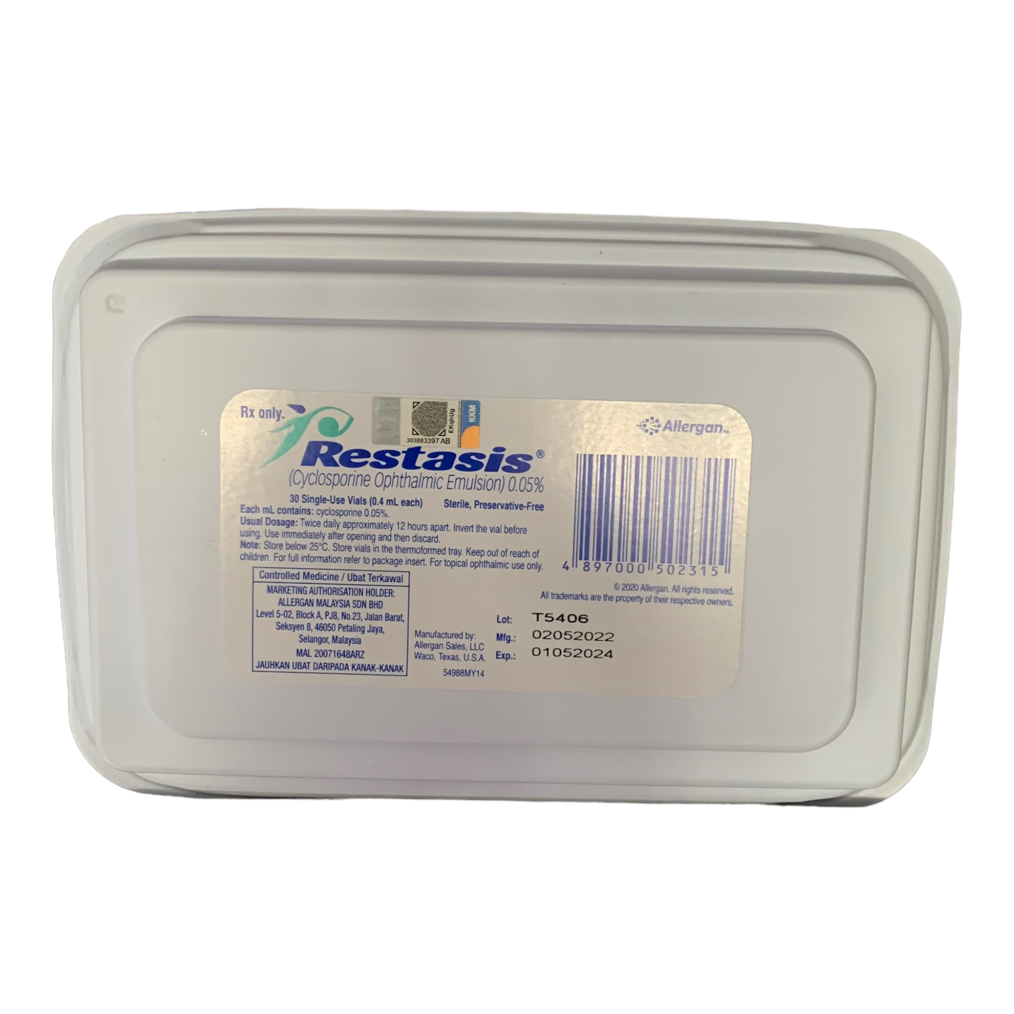 Jual ALLERGAN RESTASIS ORIGINAL di Seller Health Headquarters - Gunung ...