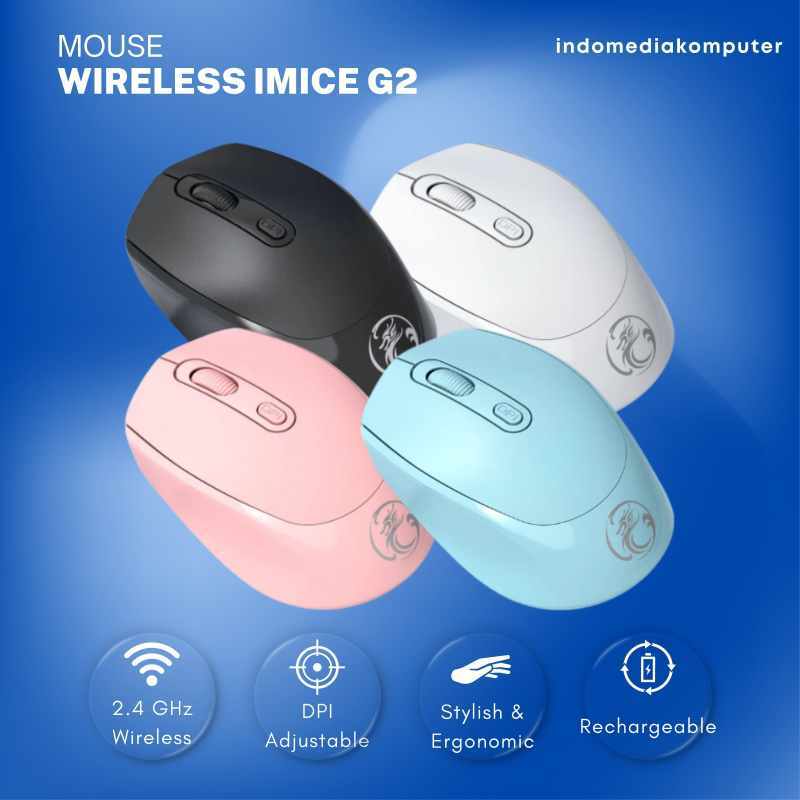 Jual Mouse Wieless Imice G2 - Black Di Seller Sanurpro Multimedia ...