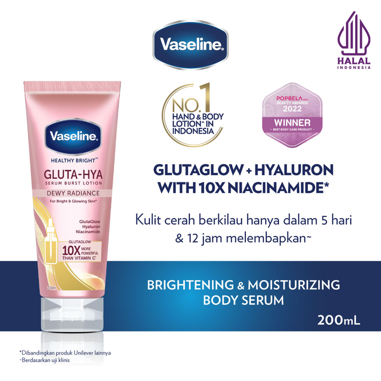 Jual Surabaya - Vaseline Gluta-hya Body Serum Dewy Radiance [200 Ml] Di ...