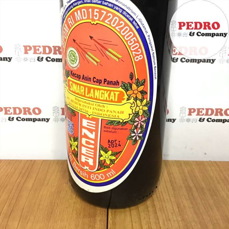 Jual Kecap Asin Encer Sinar Langkat Cap Panah 600 Ml - Asli Medan Di ...