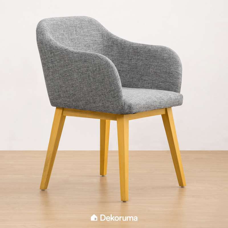 Promo Dekoruma - Heim Studio Fuji Kursi Makan - Abu-abu Diskon 69% Di Seller Dekoruma ...