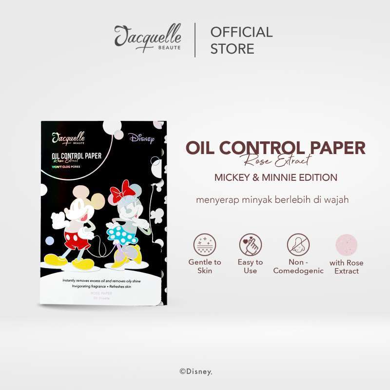 Promo Jacquelle Oil Control Paper Disney Mickey & Minnie Edition ...