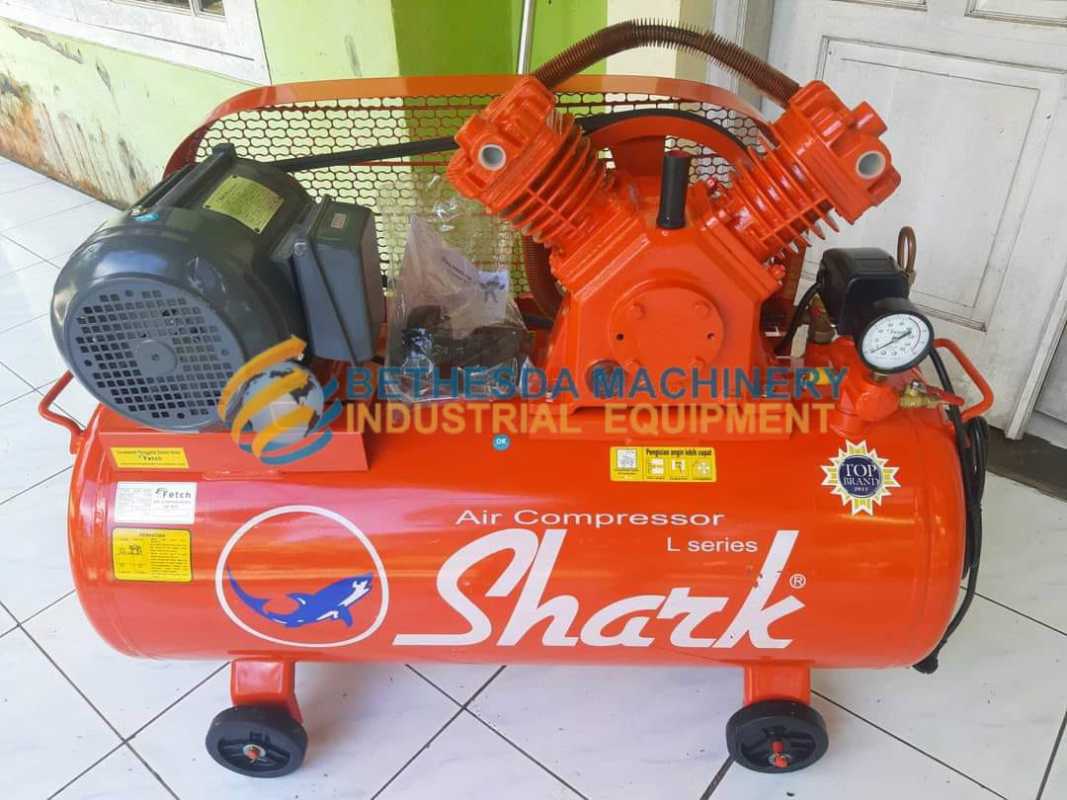 Jual Kompresor Shark 8 Bar 0.5 Hp / 0.37 Kw Shark Kompresor Auto 8 Bar ...