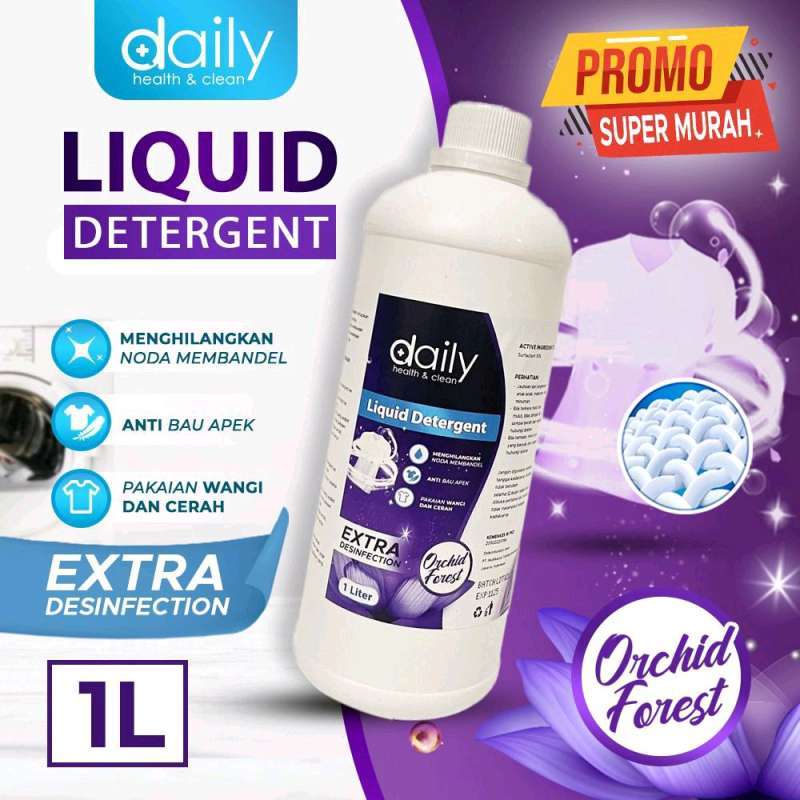 Jual Daily Liquid Detergent Extra Disinfectant / Detergent Cair 1 Liter ...