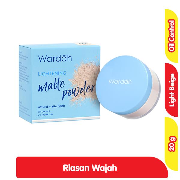 Jual Wardah Lightening Bedak Tabur Wajah Matte 01 Light Beige 20 G Di Seller Alfamart Official ...