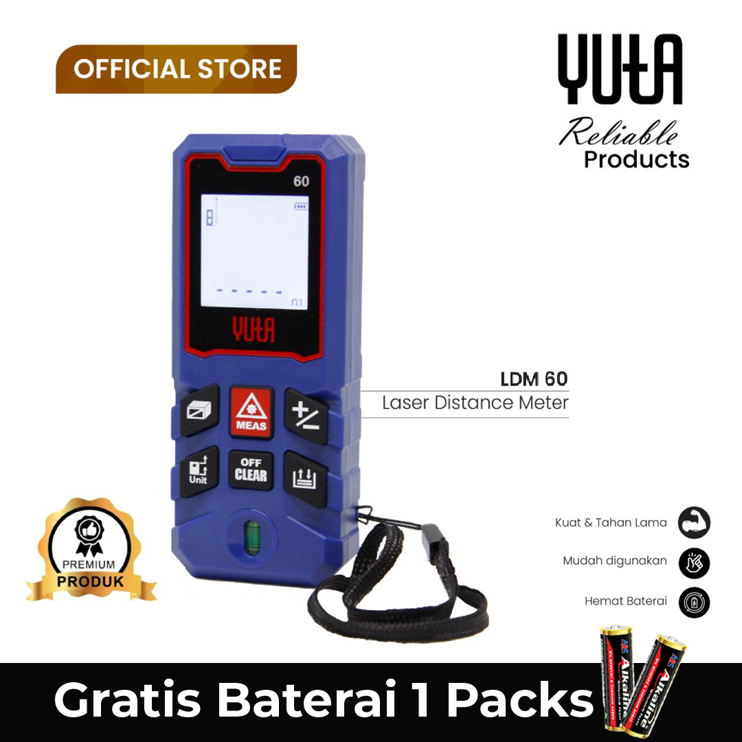 Promo YUTA Meteran Laser - Laser Meter 60 Meter LDM Diskon 11% di Seller Vinilon Group Official ...