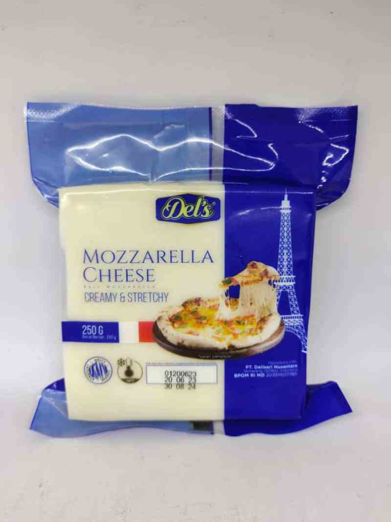 Jual DELS MOZZARELLA CHEESE 250 GR di Seller TOKO ASBA7 - Bidaracina ...