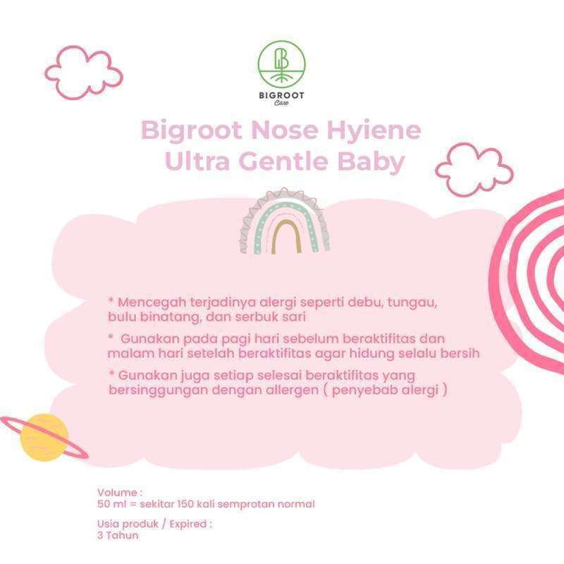 Promo Bigroot Nose Hygiene Ultra Gentle Baby 0 Bulan - 3th 50ml Diskon ...
