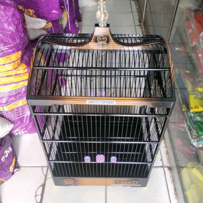 Jual Sangkar BnR kotak decal black gold terbaru no 2 khusus ojol ...