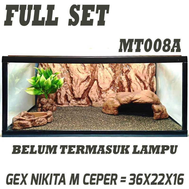 Promo Mt008a Terrarium Full Set Reptilia Leopard Gecko Bearded Dragon ...