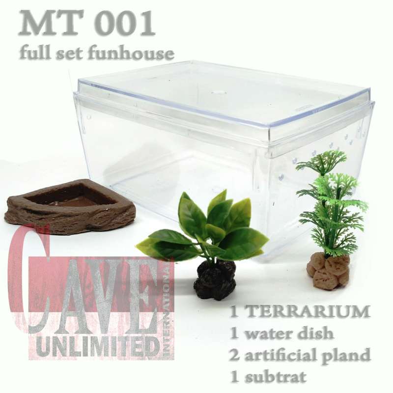 Promo Mt001b Fun House Full Set Kandang Tarantula Arboreal Burrow ...