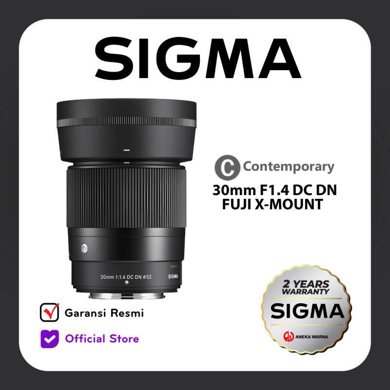 Jual Sigma 30mm F1.4 Dc Dn Contemporary Lens For Fuji X-mount Di Seller ...