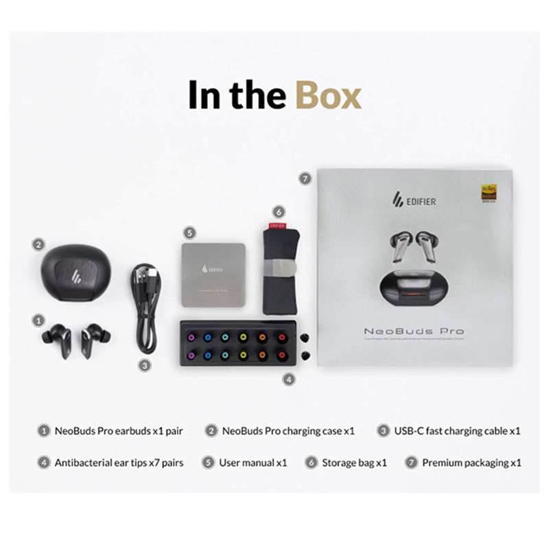 Jual Edifier Neobuds Pro-tws True Wireless Bluetooth Earbud With Hi-res Audio Active Noise ...