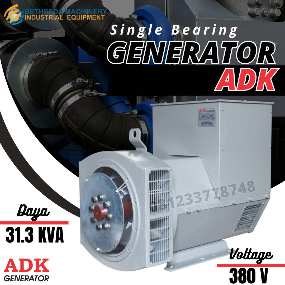 Jual Mesin Generator Adk 31.3 Kva Alternator 3 Phase Genset Di Seller ...