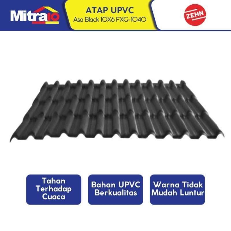 Jual Zehn Genteng Upvc Royal Fxg-1040 10 X 6 Daun Genteng Hitam Di ...