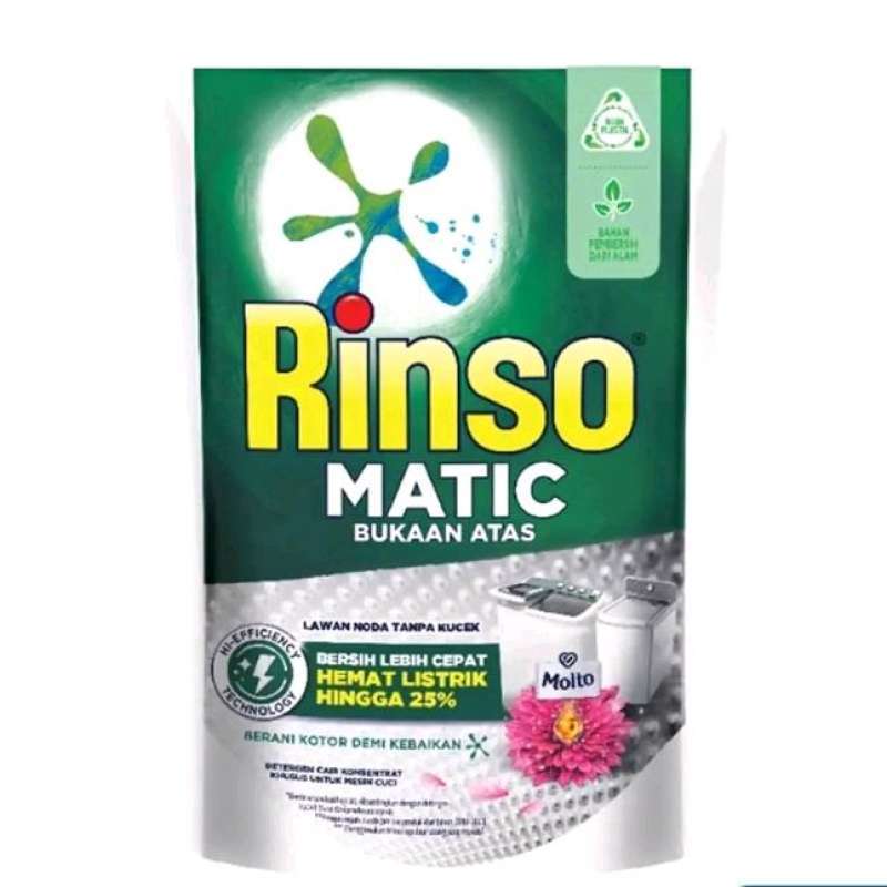 Promo Rinso Matic Deterjen Cair Top Load 700 Ml Diskon 3% Di Seller ...