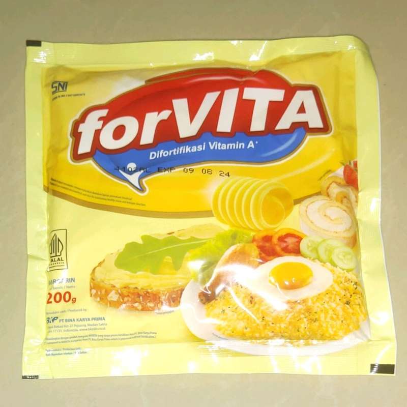 Jual Forvita Margarine 200 Gr X 60 Sachet / 1 Karton / Dus Di Seller ...