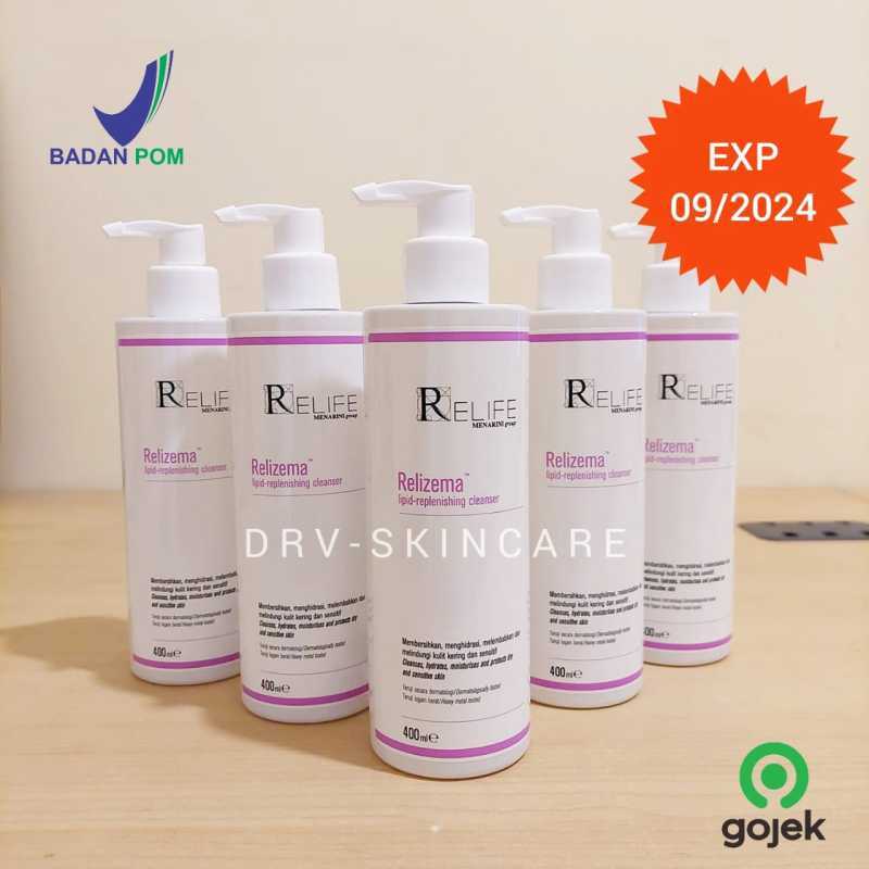 Jual Relife Relizema Lipid Replinishing Cleanser 400ml Dry Sensitive ...