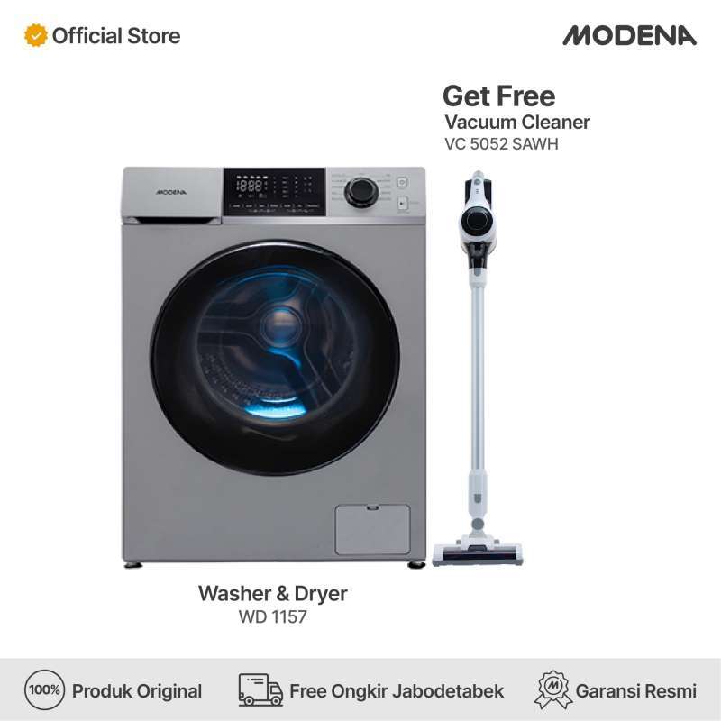 Jual MODENA Washing Machine & Dryer - WD 1157 di Seller MODENA Official ...