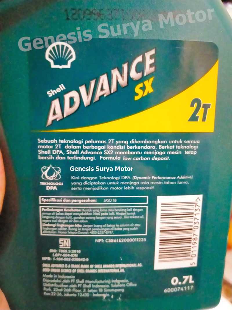 Promo Oli Samping Shell Advance Sx 2t 0.7lt Diskon 11% Di Seller ...