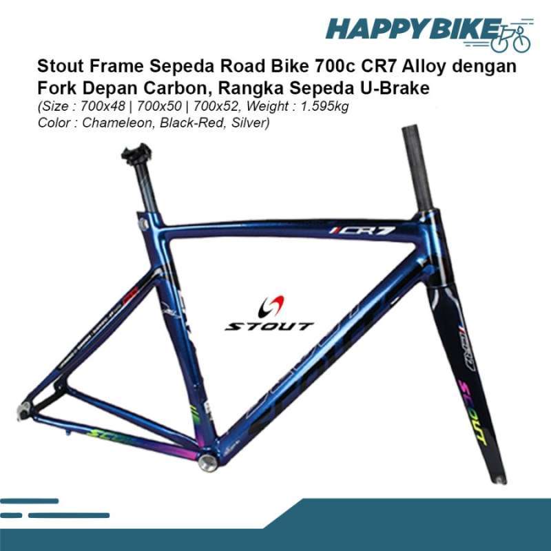 Jual Scout Frame Sepeda Roadbike Cr7 Alloy Fork Carbon 700c U-brike ...