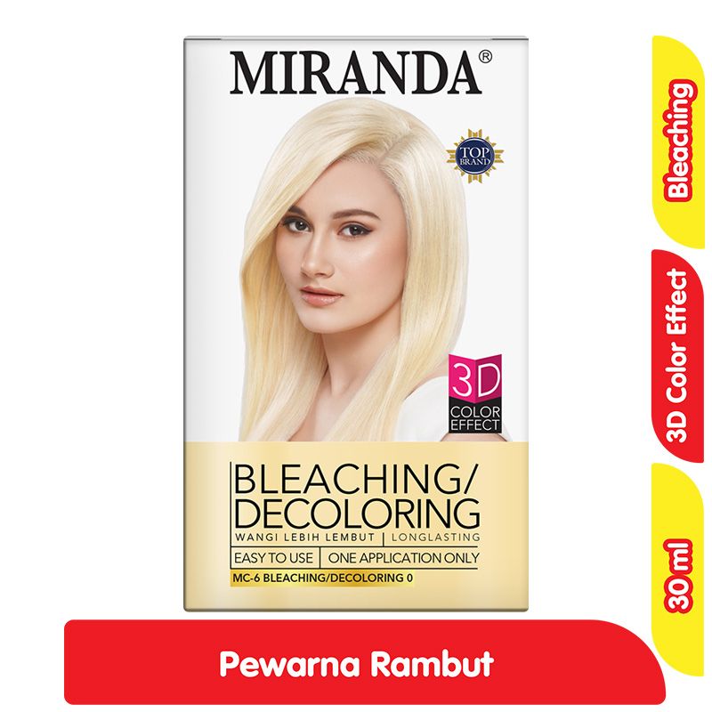 Jual MIRANDA Hair Color Decoloring Bleaching 30 ml di Seller Alfamart ...