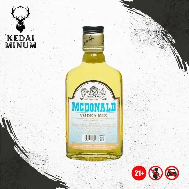 Jual Mcdonald Vodka Mix Minuman Alkohol [180 Ml] Di Seller Kedai Minum ...