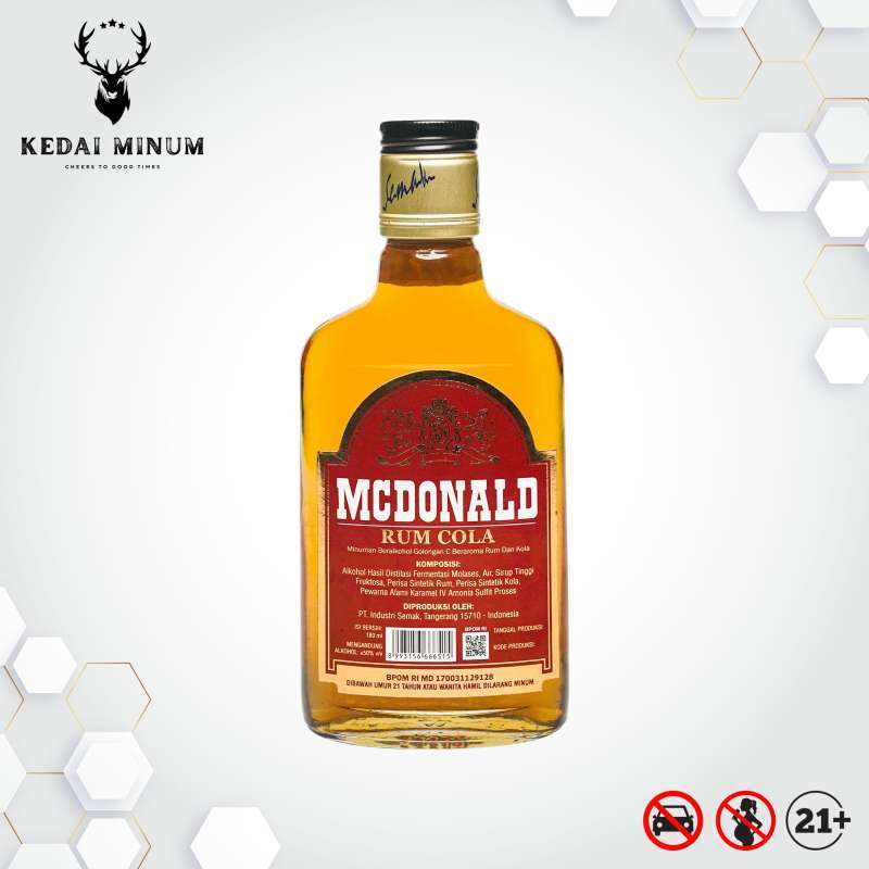 Jual Mcdonald Rum Cola Termurah - Harga Grosir Terupdate Hari Ini | Blibli