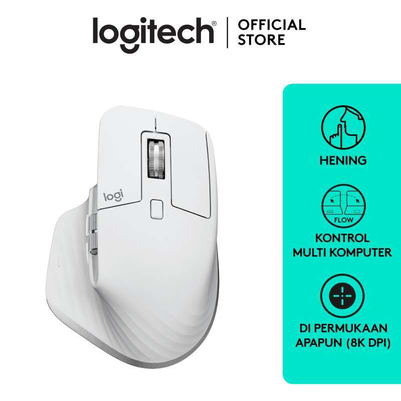 Promo Logitech Mx Master 3s Performance Mouse Wireless Bluetooth Quiet ...