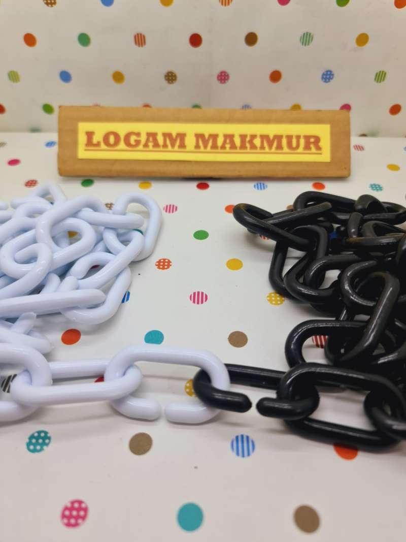Jual Rantai Plastik 6mm Untuk Pembatas Parkiran, Hiasan, Gantungan Baju ...