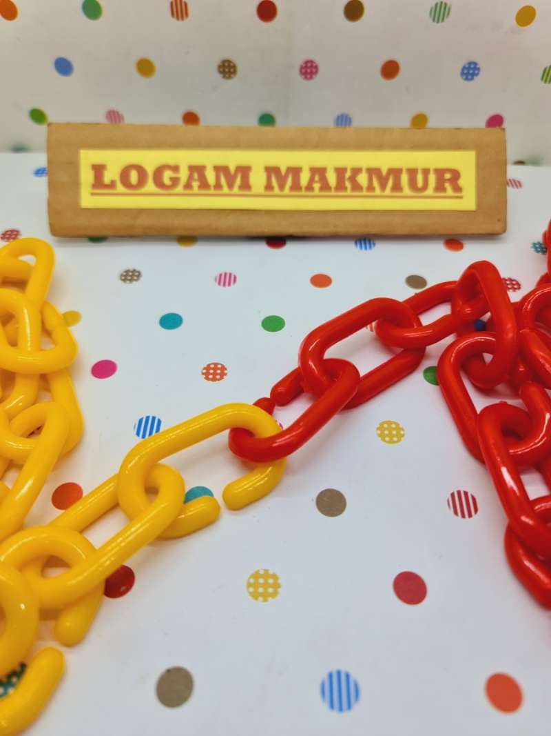 Jual Rantai Plastik 6mm Untuk Pembatas Parkiran, Hiasan, Gantungan Baju ...