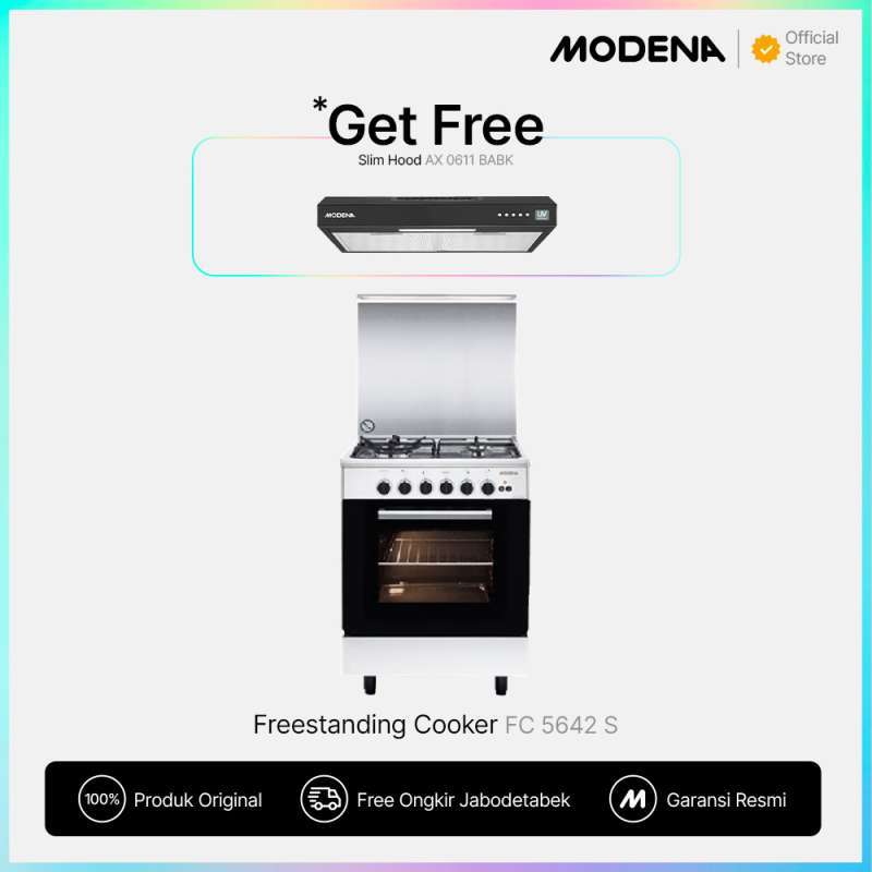 Promo MODENA Freestanding Gas Cooker - FC 5642 S Diskon 15% di Seller ...