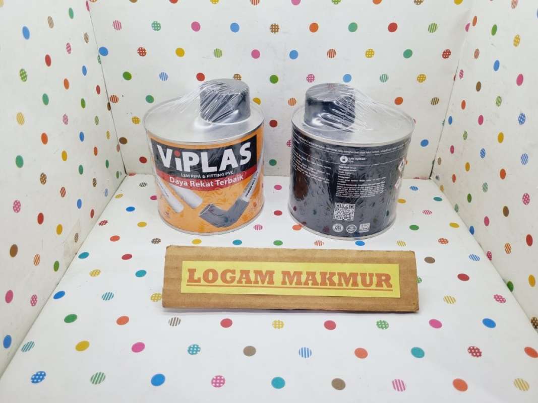 Promo Lem Pipa Pvc Dengan Kuas - Viplas Isi 360cc Diskon 68% Di Seller ...