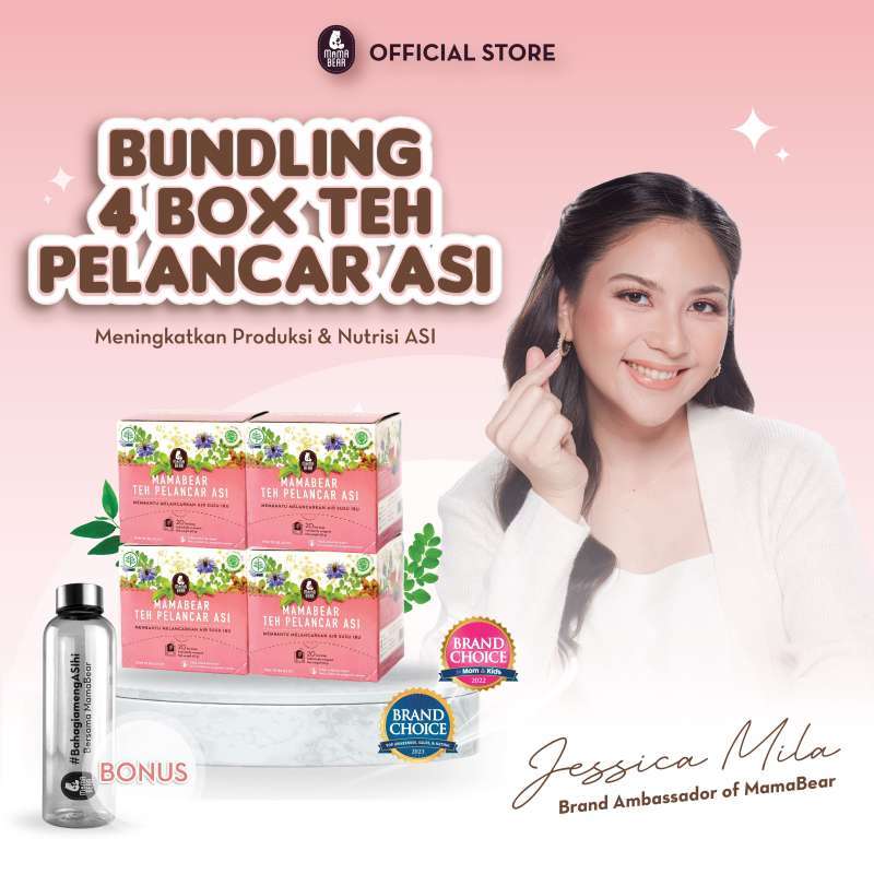 Mamabear Tea Strawberry Gratis Ongkir 🏷️ Harga Murah Januari 2026