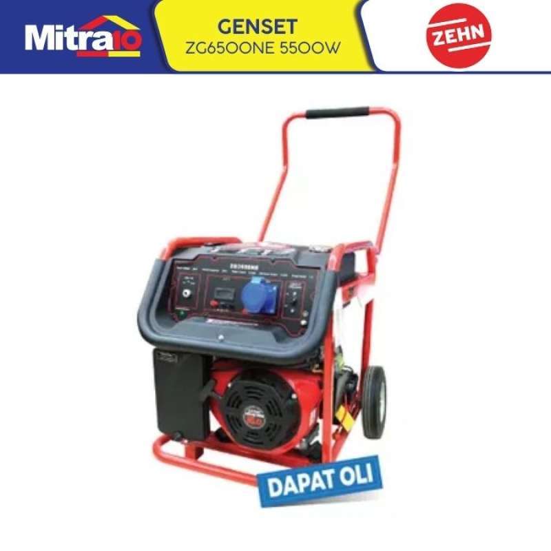 Jual Zehn Genset Zg6500ne 5500 Watt Merah-hitam Di Seller Mitra10 ... Jual Zehn Genset Zg6500ne 5500 Watt Merah-hitam Di Seller Mitra10 ...