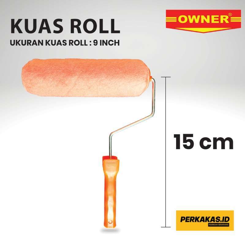 Jual Roller Cat Tembok OWNER 9 Inch SET di Seller Perkakas.Id Official ...