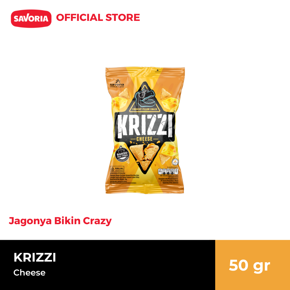 Jual WHS - KRIZZI Cheese Snack [55 g] di Seller Savoria Snack Official ...