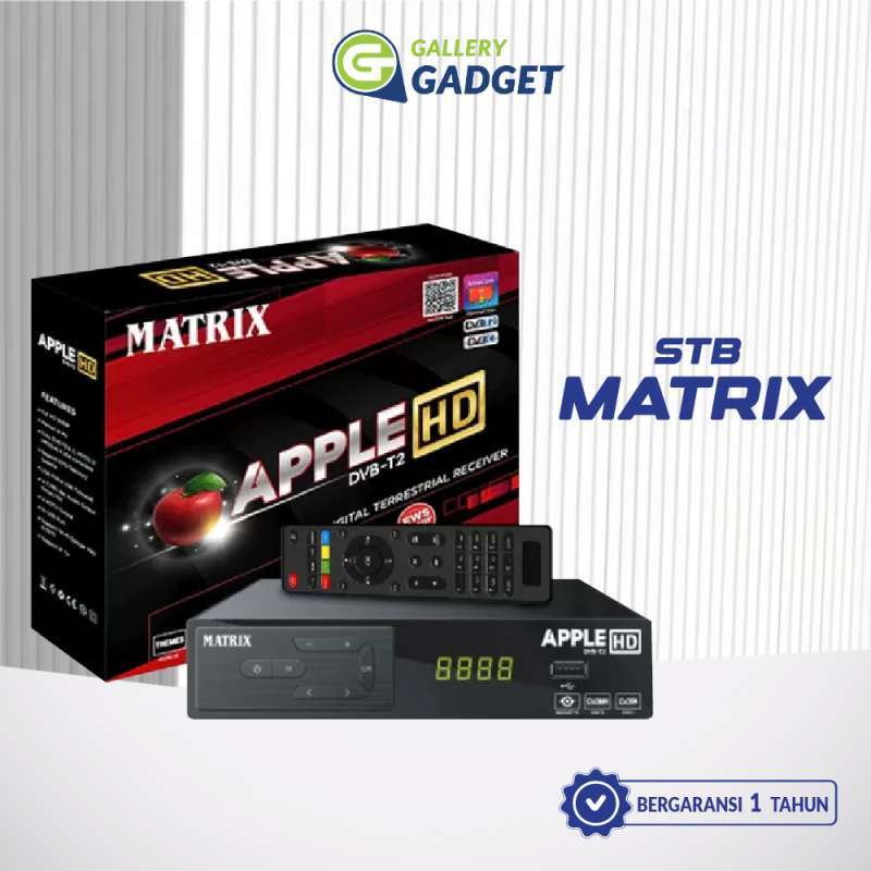 Jual Set Top Box Matrix Apple DVBT-2 STB Antena Converter TV Tabung ...