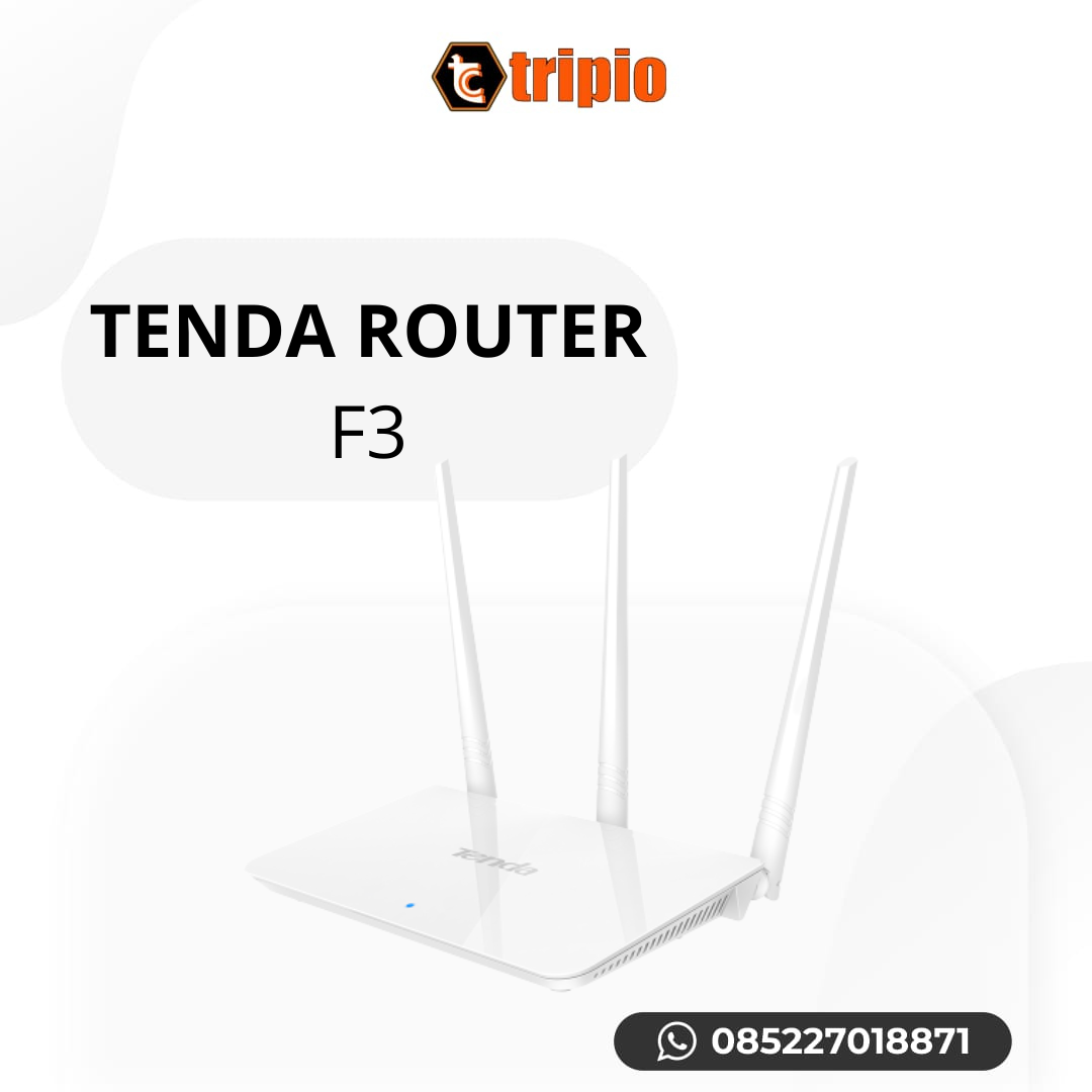 Jual Tenda Router Model F3 300mbps Di Seller Tripio Computer Official ...