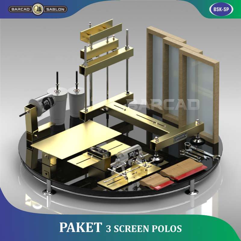 Promo Alat Sablon Komplit Bulat Kotak Datar Cup Plus Tinta & Kostum ...