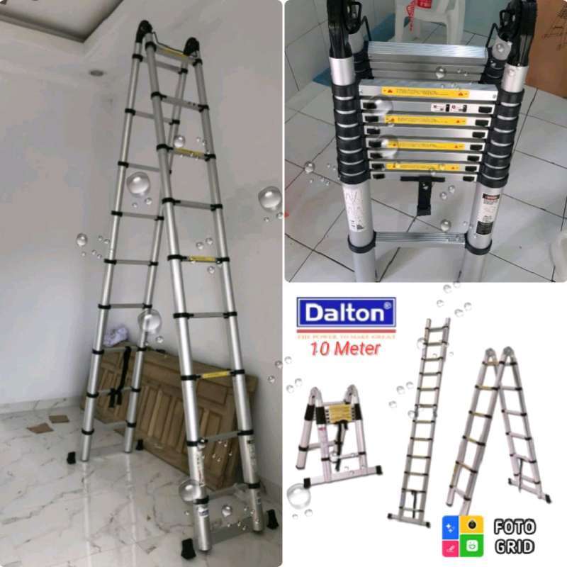 Jual Tangga Lipat Teleskopik 10 Meter Double Dalton Ml1008d Di Seller ...