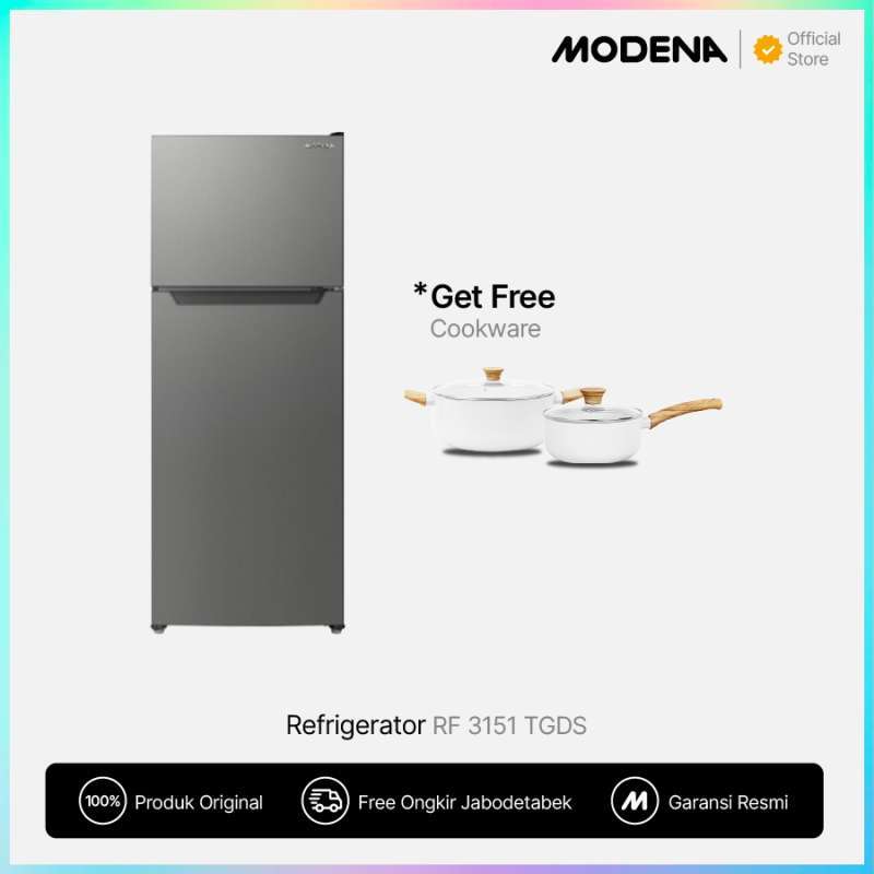 Promo MODENA Refrigerator - RF 3151 TGDS Diskon 15% di Seller MODENA ...
