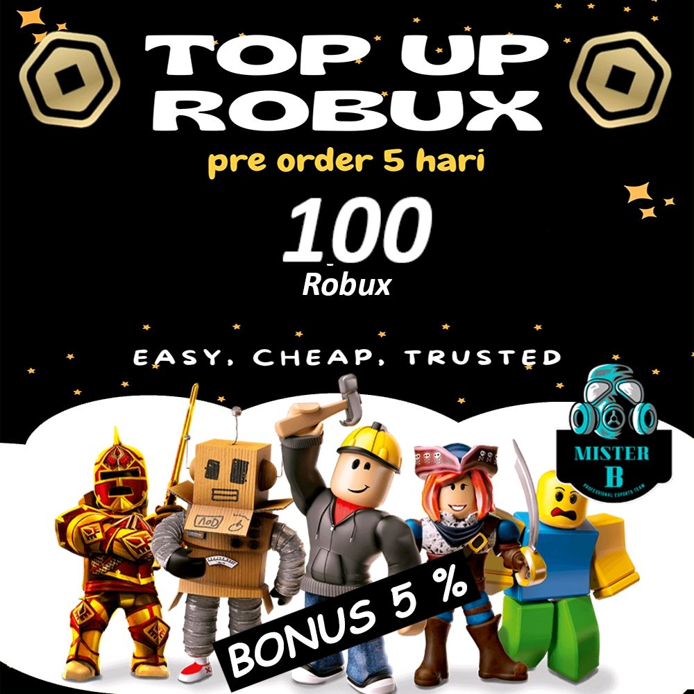Jual ROBUX Harga Terbaru Agustus 2024 - Gratis Ongkir
