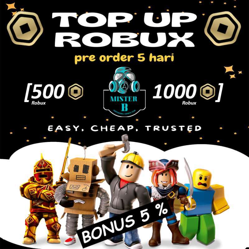 Jual ROBUX Harga Terbaru Agustus 2024 - Gratis Ongkir
