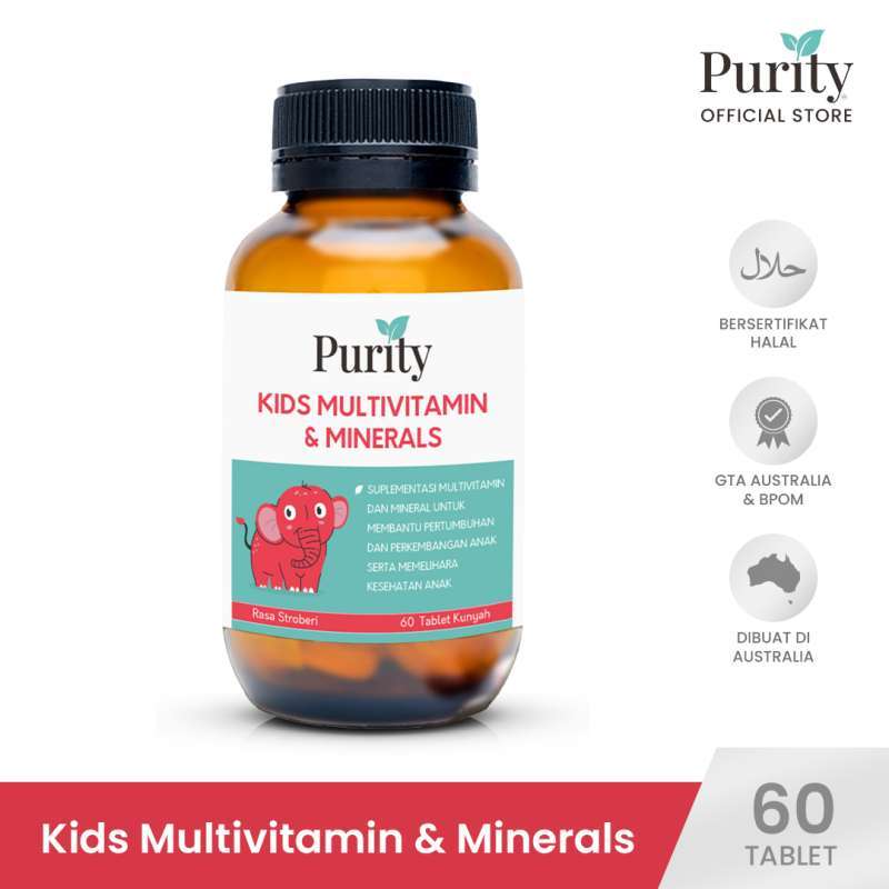 Jual [halal] Purityfic Vitamin Purity Smart Kids Multivitamin Anak 60 ...