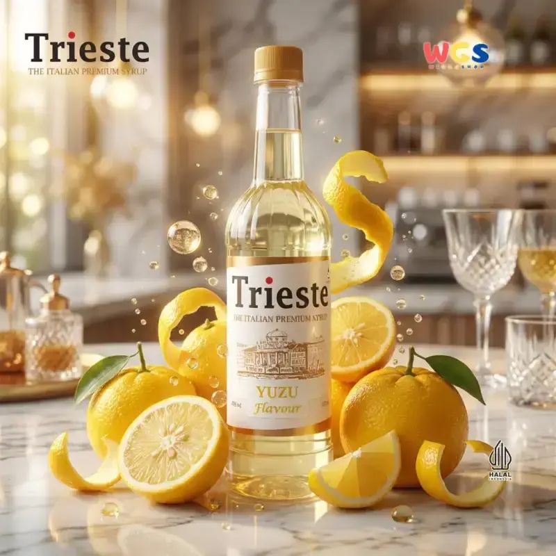 Jual Trieste Yuzu Syrup Flavour 650ml - Sirup Yuzu Premium Untuk ...